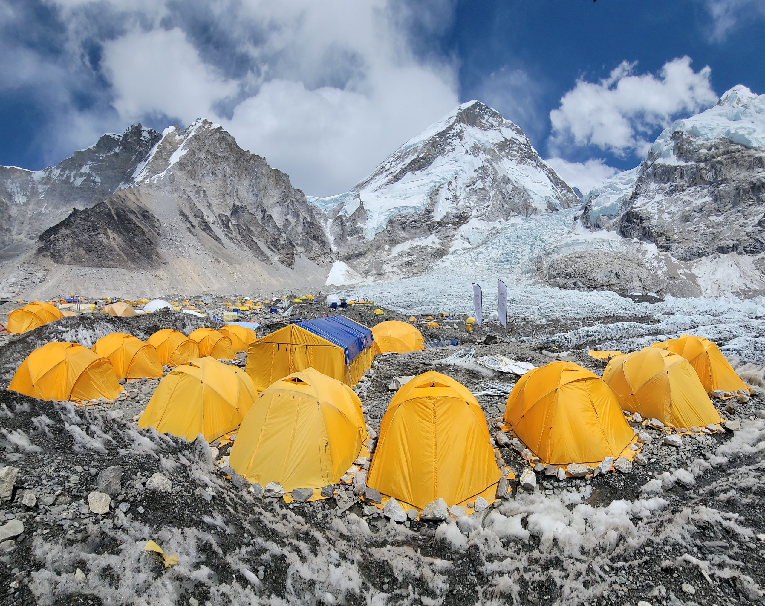 EBC Team Arrives At Base Camp EBC Team Arrives At Base Camp